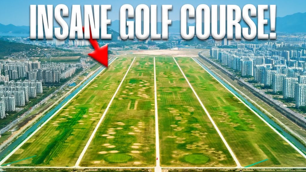 I play the WEIRDEST Golf Course in the World! (Runway-Style Course ...